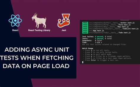 Adding Async Unit Tests When Fetching Data By Imran Codes Medium