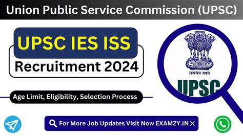 UPSC IES ISS Recruitment 2024 Notification And Online Form EXAMZY