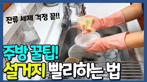 한번만 배워두면 평생 써먹는 설거지 방법 잔류세제 걱정없는 효율적인 설거지법 살림초보를 위한 주방 꿀팁 설거지를 최소한으로 만드는 습관 Youtube