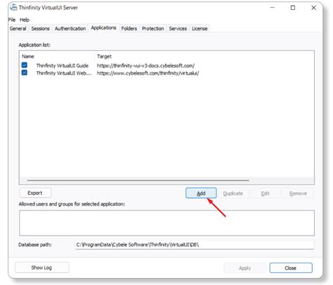 How To Publish Your Application In Thinfinity® Virtualui V30 Server