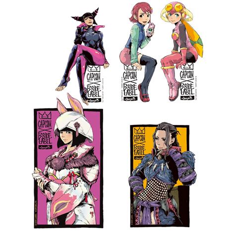 Capcom X B Side Label Capcom Girls Sticker Collection Vol 2 Capcom Tokyo Otaku Mode Tom