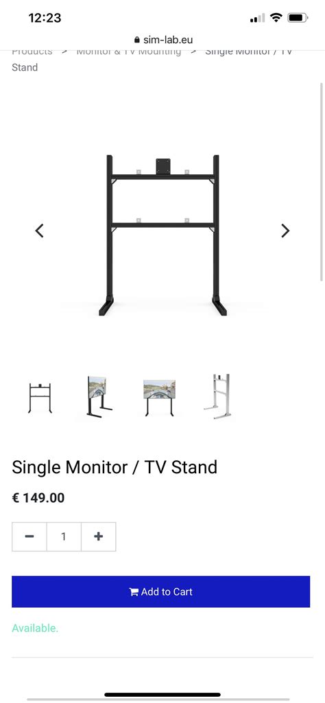 Does Anyone Know If The Simlab Monitor Stand Is Good For Setting Up A Better Fov With The G9 Is
