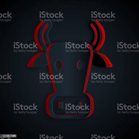 검은 색 배경에 격리 된 종이 절단 암소 아이콘 종이 아트 스타일 벡터 0명에 대한 스톡 벡터 아트 및 기타 이미지 0명 3차원 형태 가정 생활 Istock