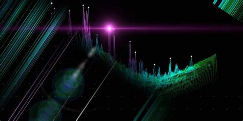 Abstract Technology Background Wireframe Wavy Graph Dotted Visual Presentation Analytics — Stock
