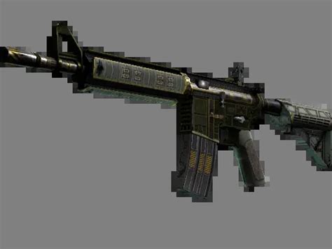 Stattrak™ M4a4 The Battlestar Well Worn Cs2 Skin