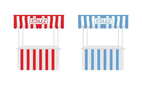 Street Food Stall Vector Art 17265688 Vector Art At Vecteezy