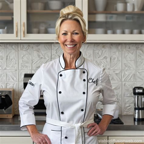 American Woman In Modern Kitchen Stable Diffusion Online