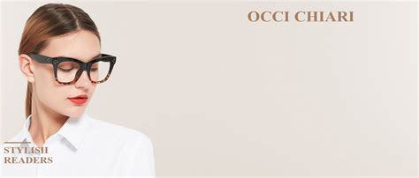 Occi Chiari Designer Reading Glasses For Women 25 Black
