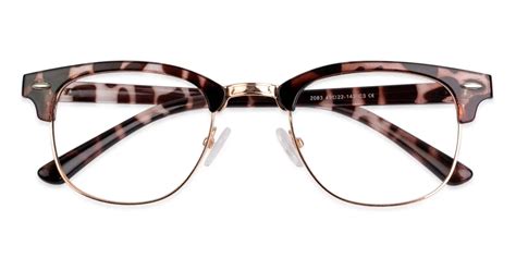 Iconium Browline Leopard Frames Glasses Abbe Glasses