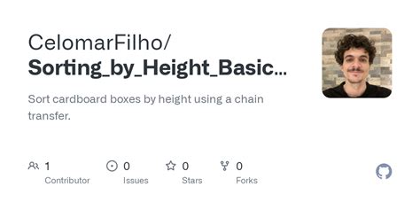Github Celomarfilhosortingbyheightbasicfactoryio Sort Cardboard Boxes By Height Using A