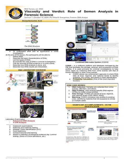 Seminar Cm Viscosity And Verdict Role Of Semen Analysis In Forensic