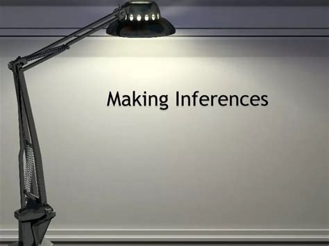 PPT Mastering The Art Of Inference PowerPoint Presentation Free Download ID
