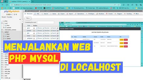 Cara Menjalankan Website Di Localhost Menggunakan Xampp Youtube