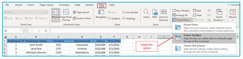 How To Freeze Rows And Columns In Excel Freeze Panes In Excel