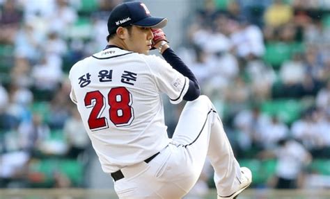 8년 연속 10승‘ 장원준 호투에 두산 선두 Kia에 승리 스포츠타임스