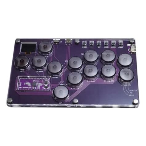 Fight Stick Arcade Joystick Hot Swap Encoder Controller Xinput Dinput