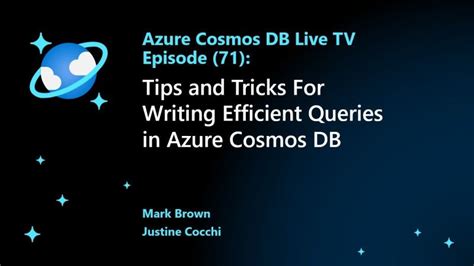 Azure Cosmos Db On Linkedin Tips And Tricks For Writing Efficient Queries In Azure Cosmos Db