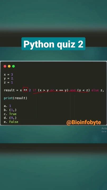Python Quiz 2 Youtube