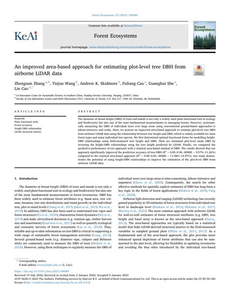 Zhang Et Al 2023 Fe Pdf