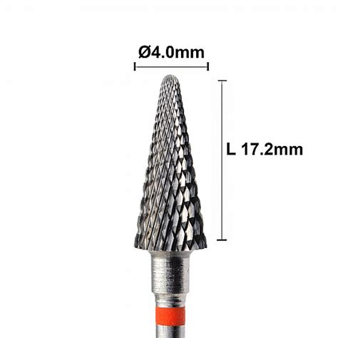 Royal Dent רויאל דנט מקדח פרזר קמיז ראש קרביד פיין למעבדת שיניים וציפורניים Freza 118133