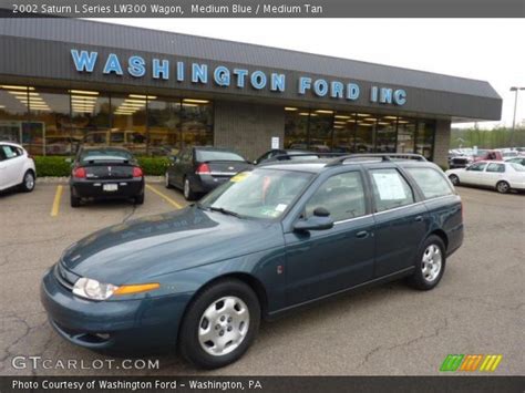 Medium Blue 2002 Saturn L Series Lw300 Wagon Medium Tan Interior