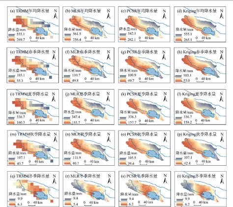 Figure 1 From Comparison Of Downscaling Methods For Trmm 3b43 Precipitation Data In The Qinghai