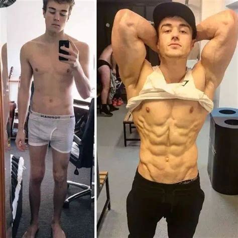 原来瘦子都是潜力股，变身肌肉男后帅炸了…… 健身 时间 男人