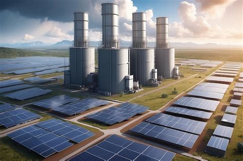 Premium Photo Virtual Power Plant Concept Vpp Cloudbased Distributed Power Plant That Collects