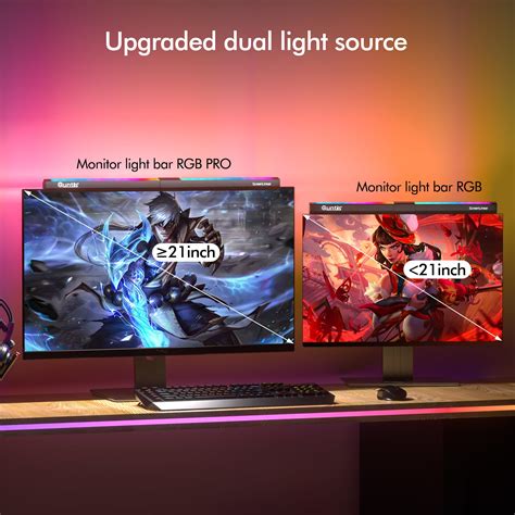 Monitor Light Rgb Pro Backlight Eye Care Dual Light Computer Light Bar Gaming