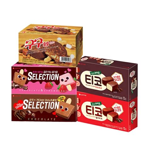 미니 디저트 아이스크림 5종 세트 구구셀렉션2종티코2종 티몬