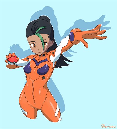 Drawfag Nemona Pokemon Souryuu Asuka Langley Neon Genesis
