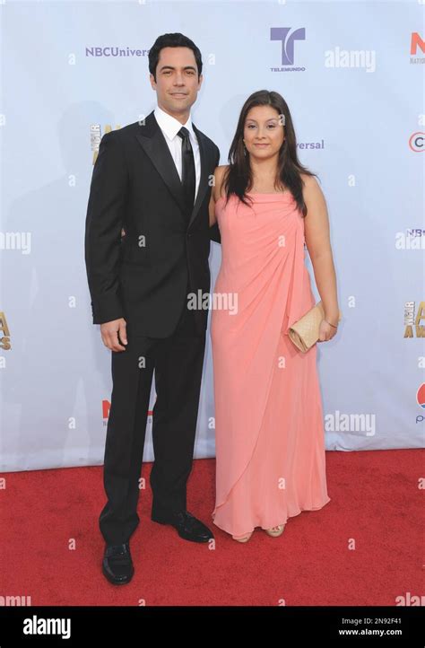 Danny Pino Left And Lilly Pino Arrive At The Alma Awards On Sunday
