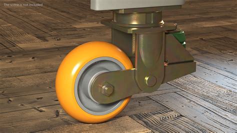 Poly Spring Loaded Swivel Castor 3d Model 24 3ds Blend C4d Fbx Max Ma Obj Lxo Free3d