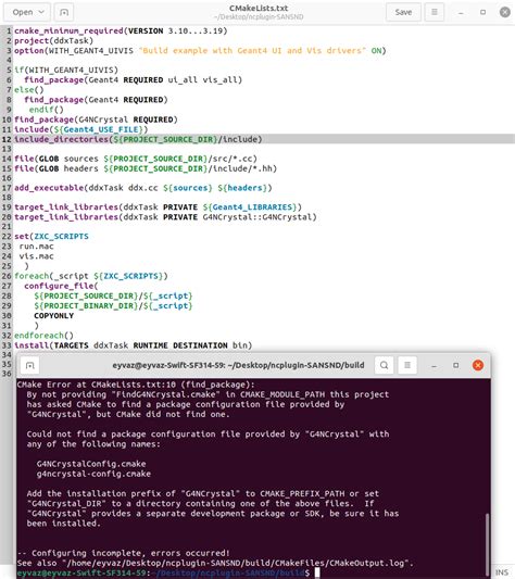 How To Add Library In CMakeLists Txt For Geant4 Getting Started Geant4 Forum