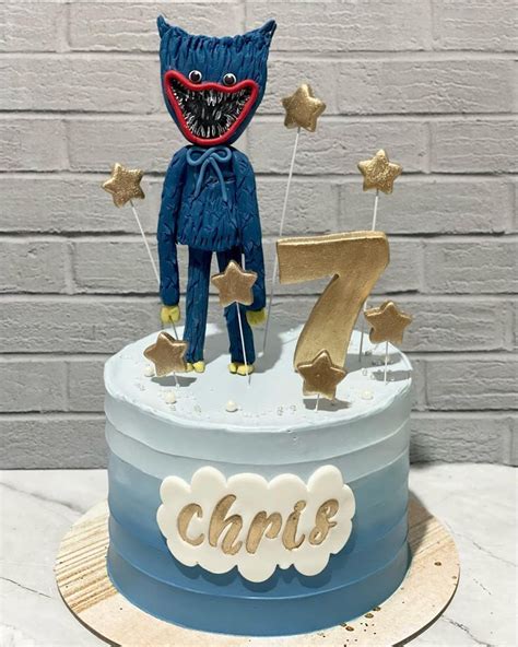 Huggy Wuggy Teddy Huggy Wuggy Cake