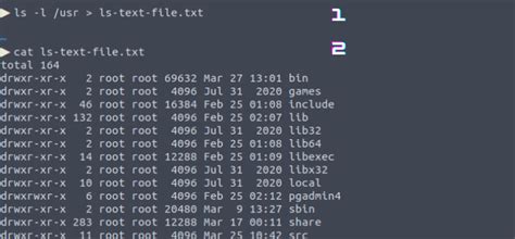 how to redirect standard output in linux