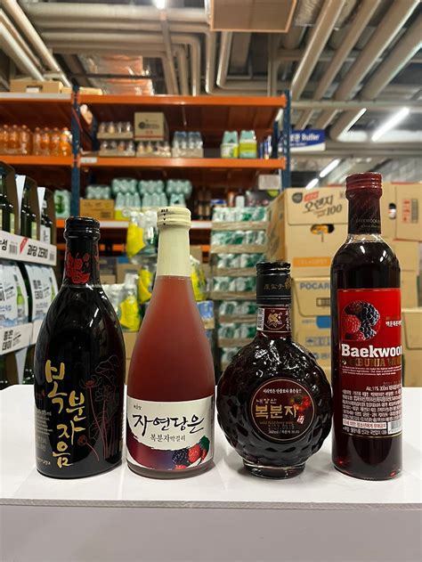 마트 판매 복분자주 가격 종류 도수 소개 복분자 막걸리 내장산 복분자