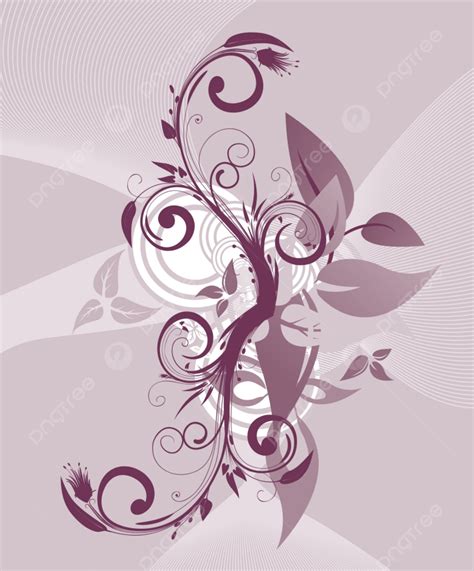 벡터 꽃 배경 장식 화려한 식물 웨이브 영상 배경 일러스트 및 사진 무료 다운로드 Pngtree