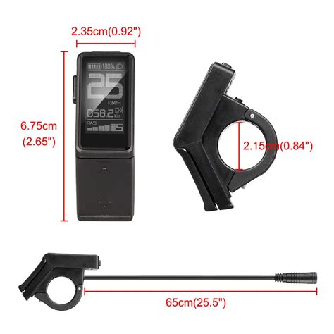Dm03 Lcd Mini Electric Bike Display Waterproof Speed Controller For Bafang Bbs01 Bbs02 Bbshd