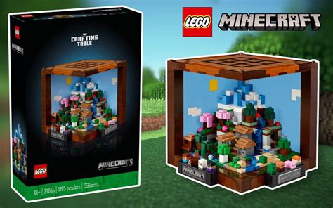 Lego Minecraft Th Anniversary Crafting Table Revealed