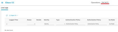 Solved Empty Radius And Tacacs Livelogs After Restoring Ise From Backup Cisco Community