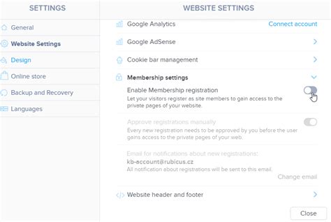 How To Disable Membership Registration Customer Support Guides Lcn