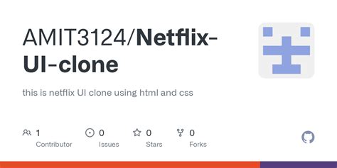 GitHub AMIT Netflix UI Clone This Is Netflix UI Clone Using Html And Css