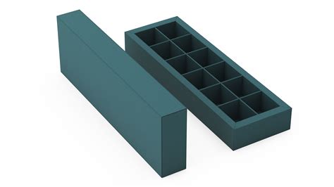 Empty Candy Box Mockup Open 3d Model 19 3ds Blend C4d Fbx Max Ma Lxo Obj Free3d