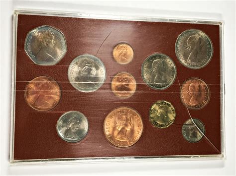Complete Decimal Issue And The Last Pound Issue Britain 12 Coin Set