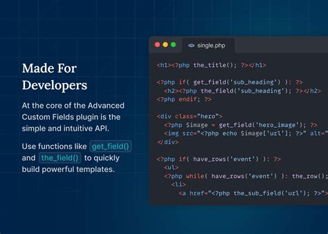 Advanced Custom Fields — плагин Wordpress для работы с метаполями