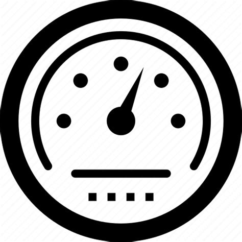 Accelerate Dashboard Dial Gauge Performance Speedometer Icon
