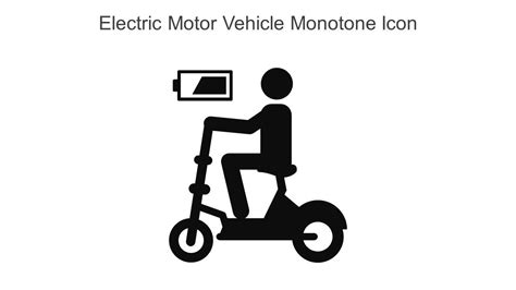 Electric Motor Vehicle Monotone Icon In Powerpoint Pptx Png And Editable Eps Format Ppt Presentation