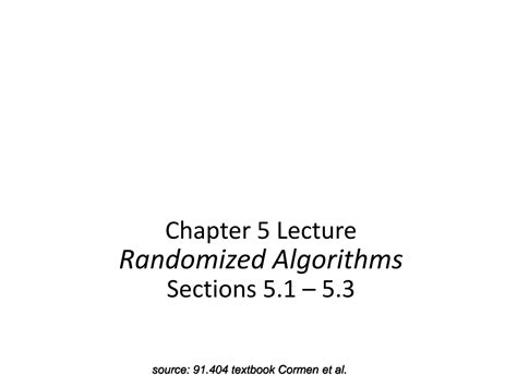 Solution Lecture 05 Probablistic Analysis Studypool