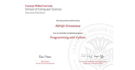 abhijit srivastava on linkedin programming with python abhijit
